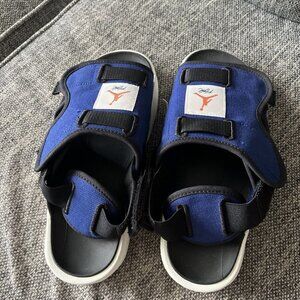 Jordan | Shoes | Jordan Ls Slide Sandals Deep Royal Blueturf Orange Nwt ...